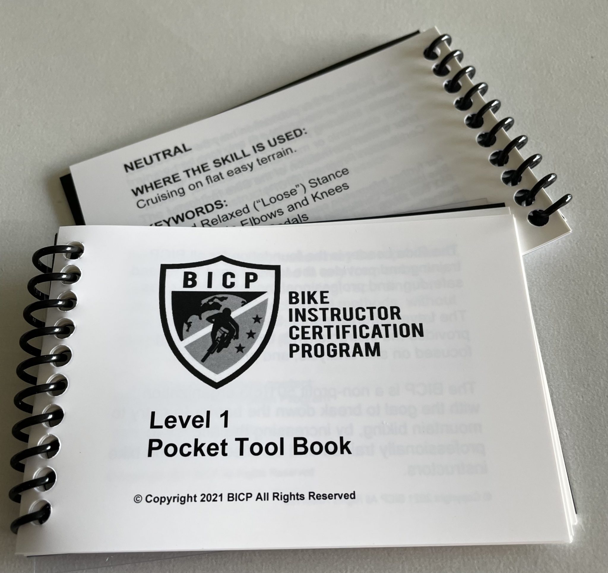 Level 1 – Pocket Tool Book – Bike Instructor Certification Program